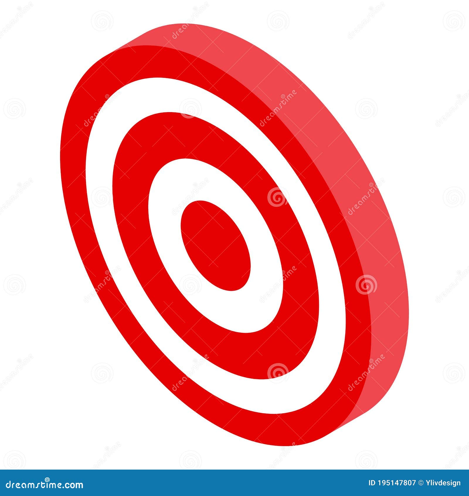 Home Office Work Target Icon, Isometric Style Stock Vector ...