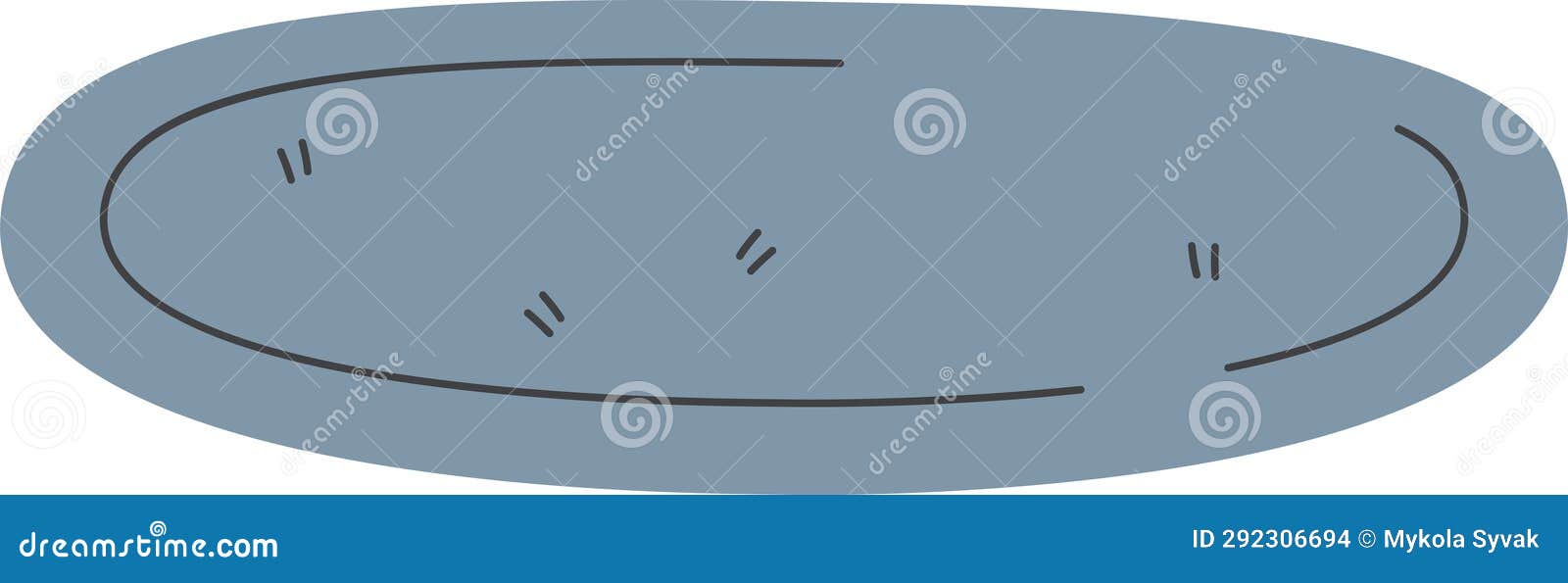 Home Oval Carpet stock vector. Illustration of modern - 292306694