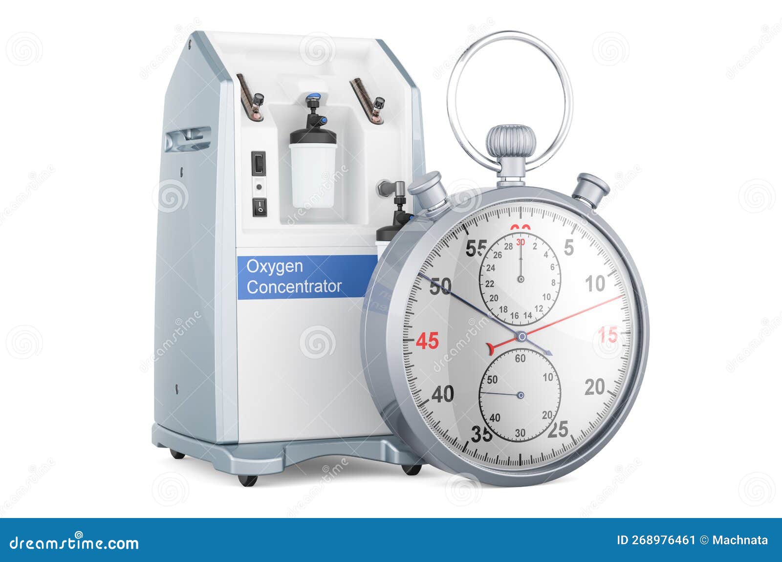 Set Of Oxygen Concentrator Respiratory Logo Design Cartoon Vector ...