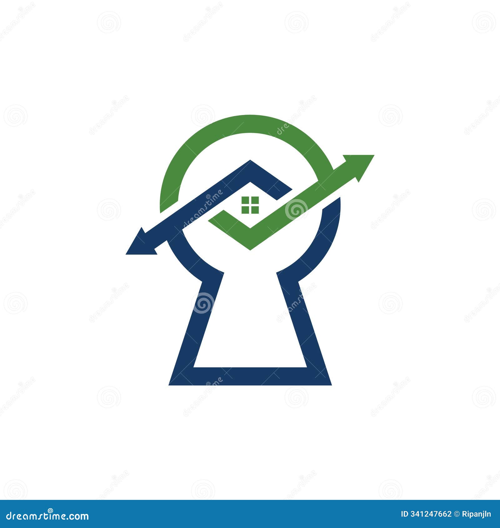 Home Lock Key logo design stock illustration. Illustration of icon ...
