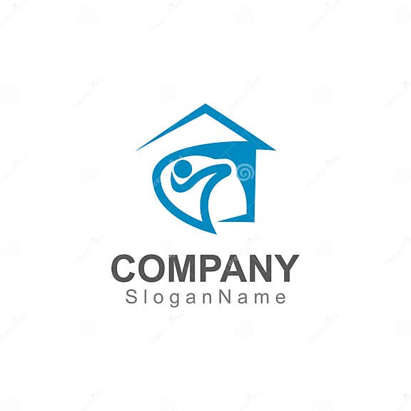 Home and People Logo Design Inspiration Image Template Design Vector ...