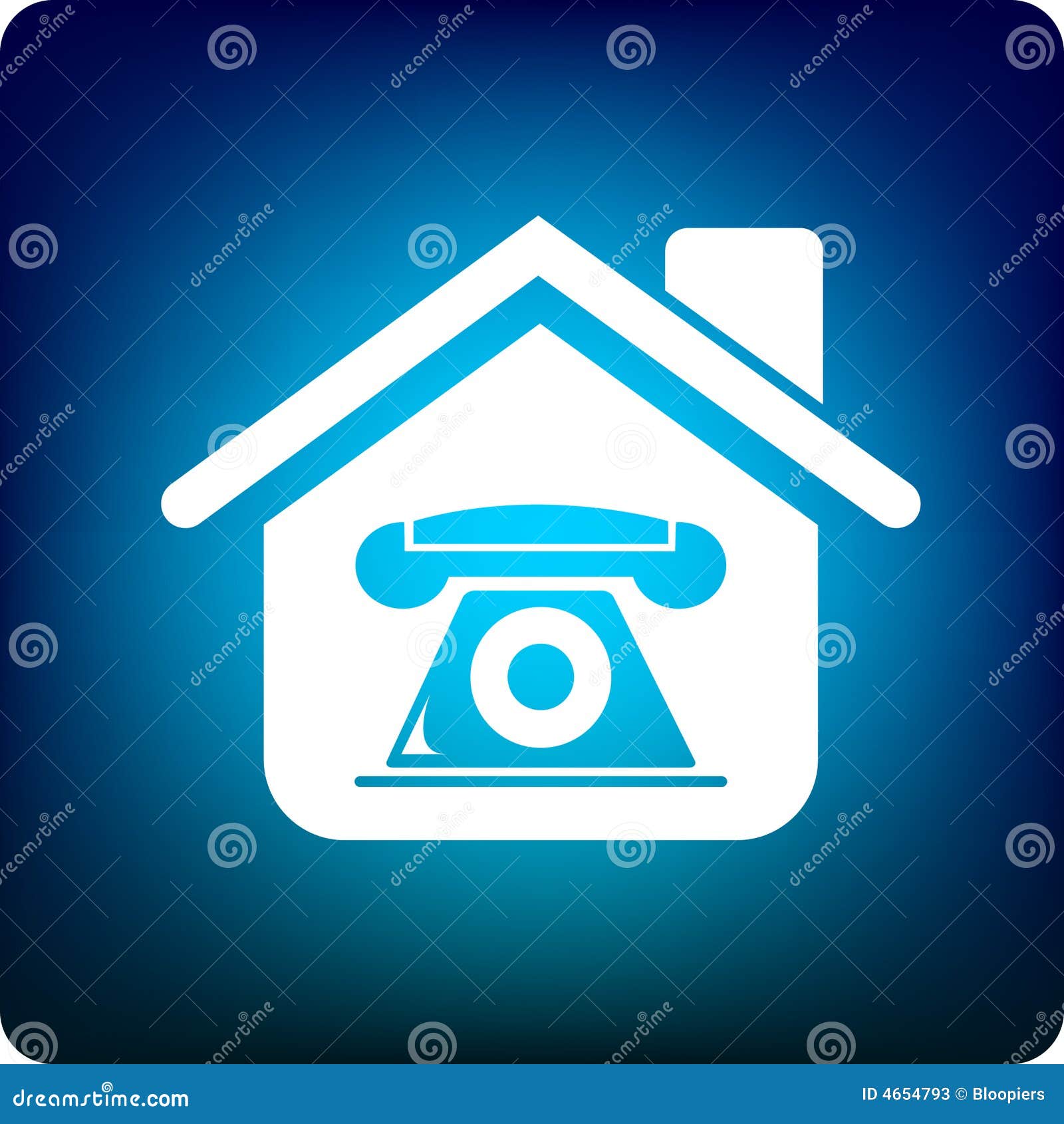 Home phone stock illustration. Illustration of direct - 4654793