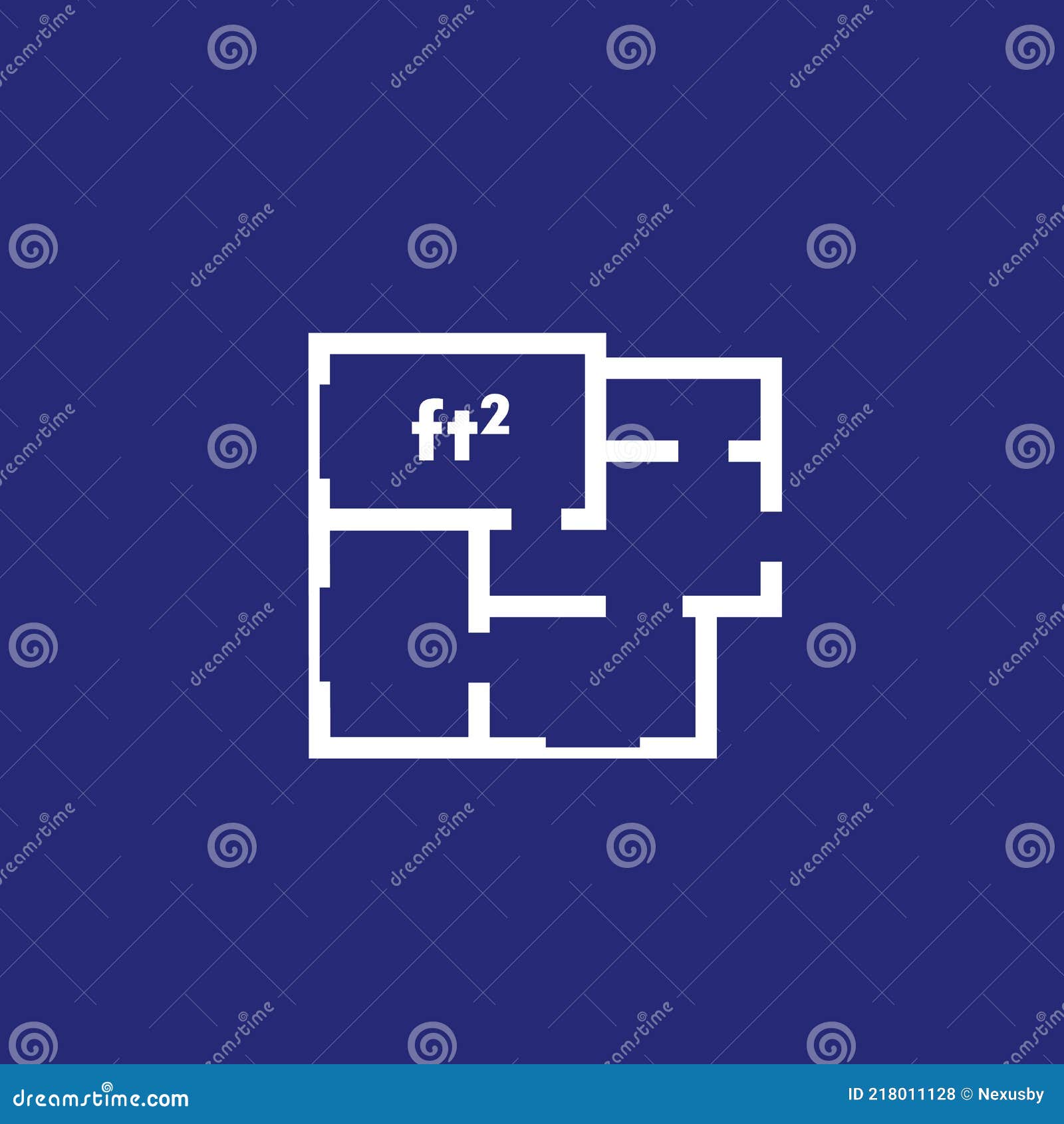 Home Plan or Room Layout, Apartment Icon Stock Vector - Illustration of ...