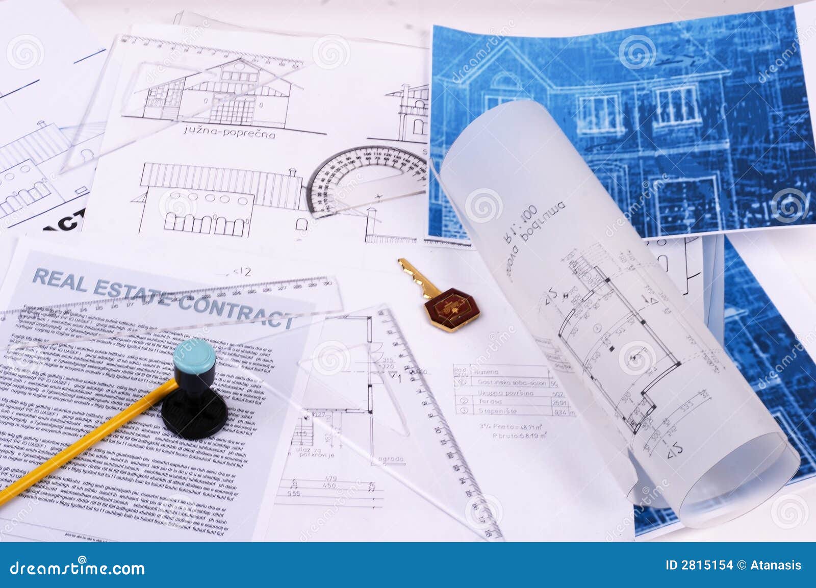 Home Plans stock photo. Image of plans, scattered, plan - 2815154