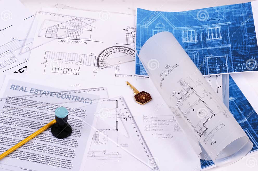 Home Plans stock photo. Image of plans, scattered, plan - 2815154