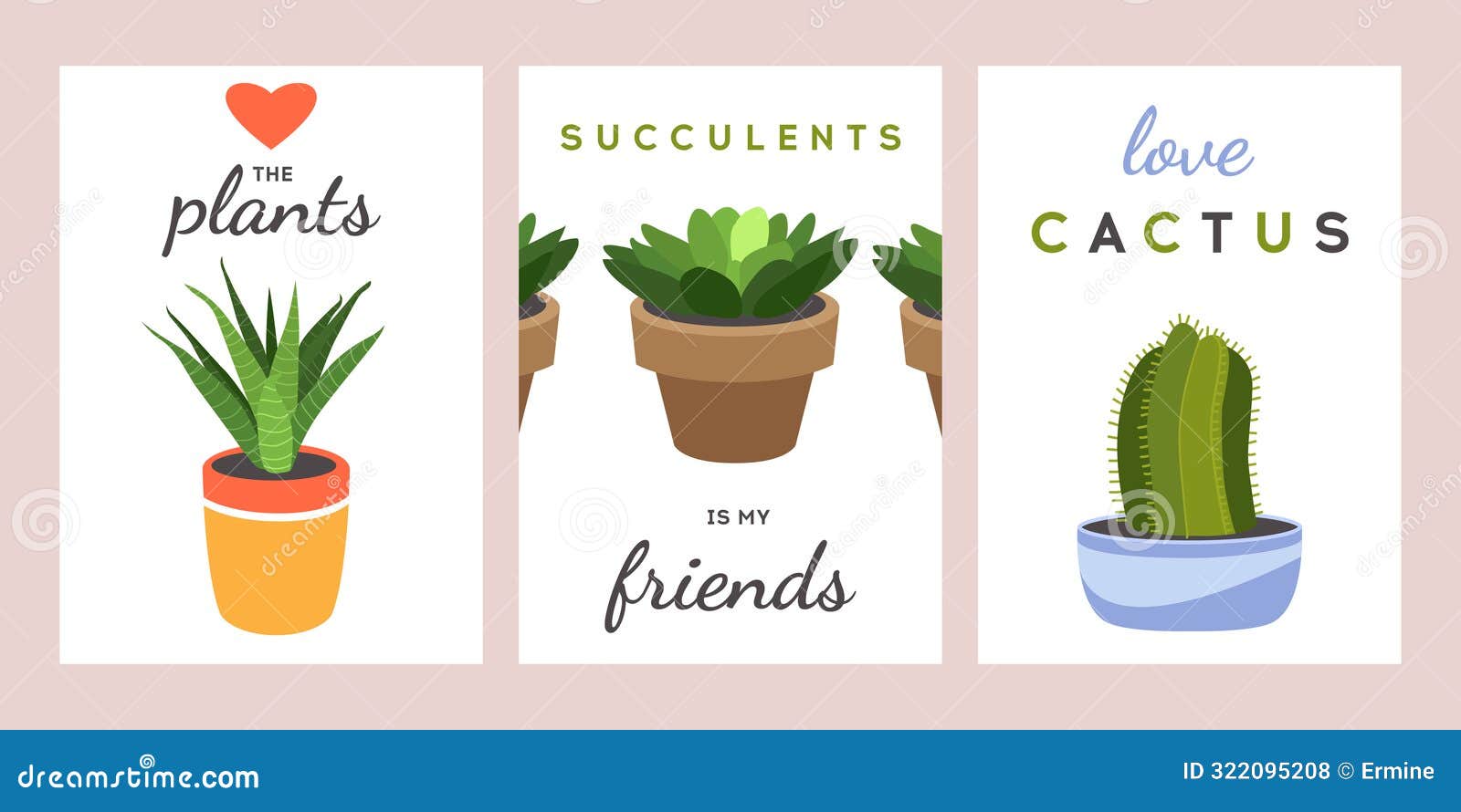 Home plants posters set stock vector. Illustration of leaf - 322095208