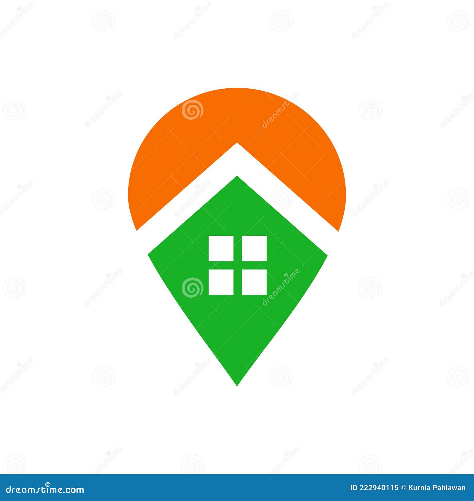 Home Pointer Logo , Map Logo Vector Stock Vector - Illustration of ...