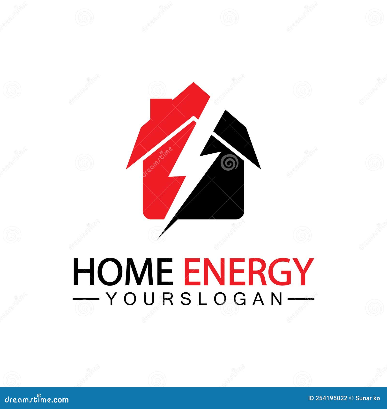 Home Power Energy Logo Vector Icon Symbol Design Illustration Stock ...