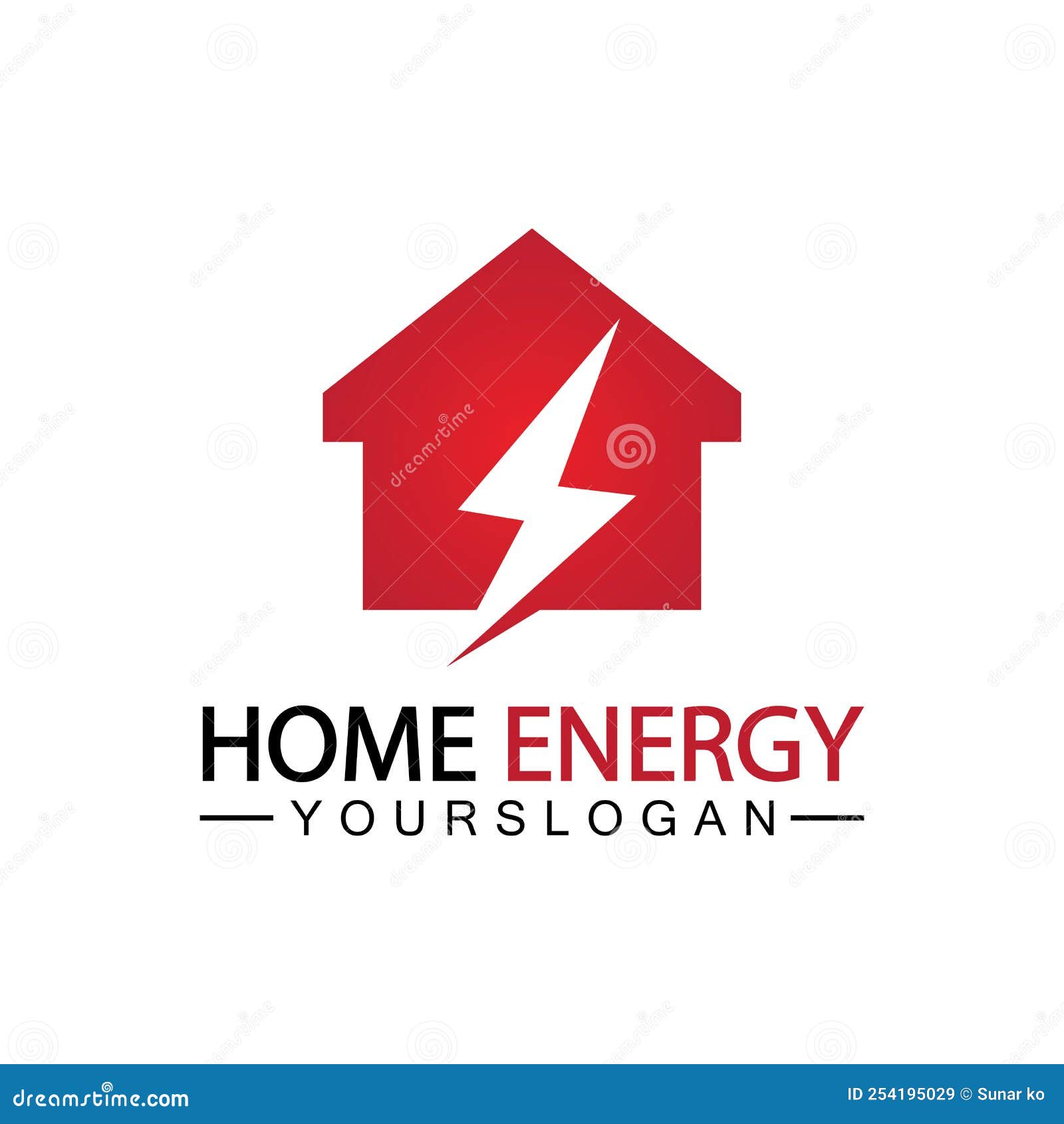 Home Power Energy Logo Vector Icon Symbol Design Illustration Stock ...