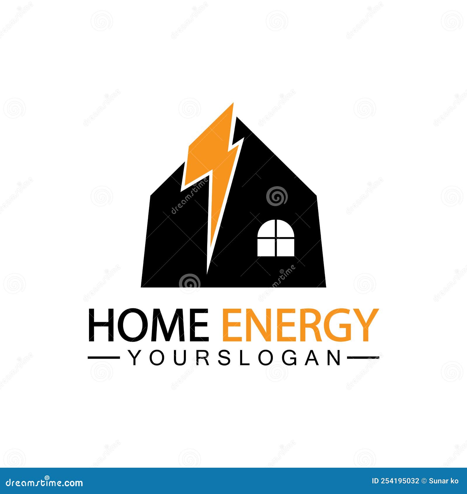 Home Power Energy Logo Vector Icon Symbol Design Illustration Stock ...