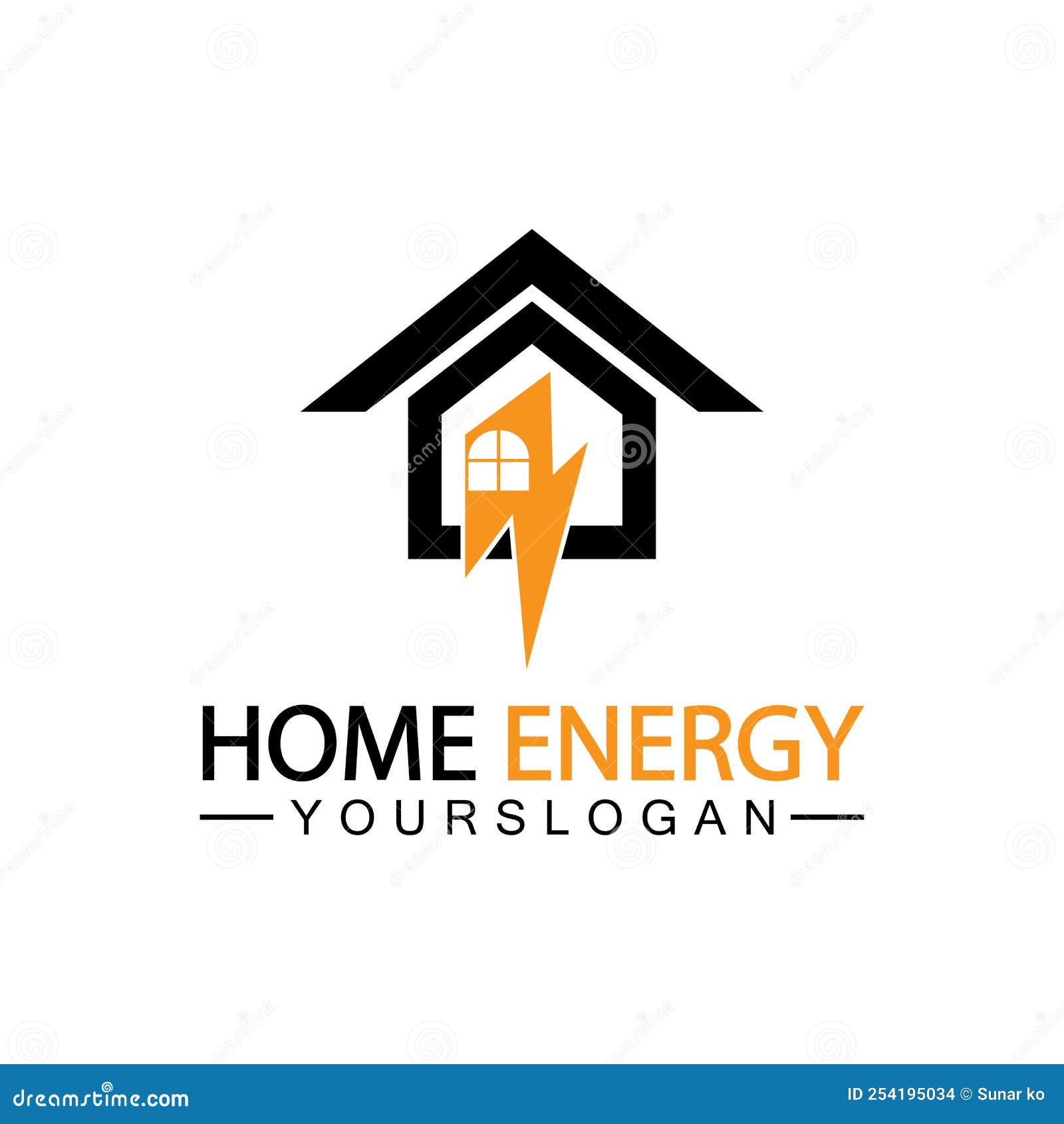 Home Power Energy Logo Vector Icon Symbol Design Illustration Stock ...