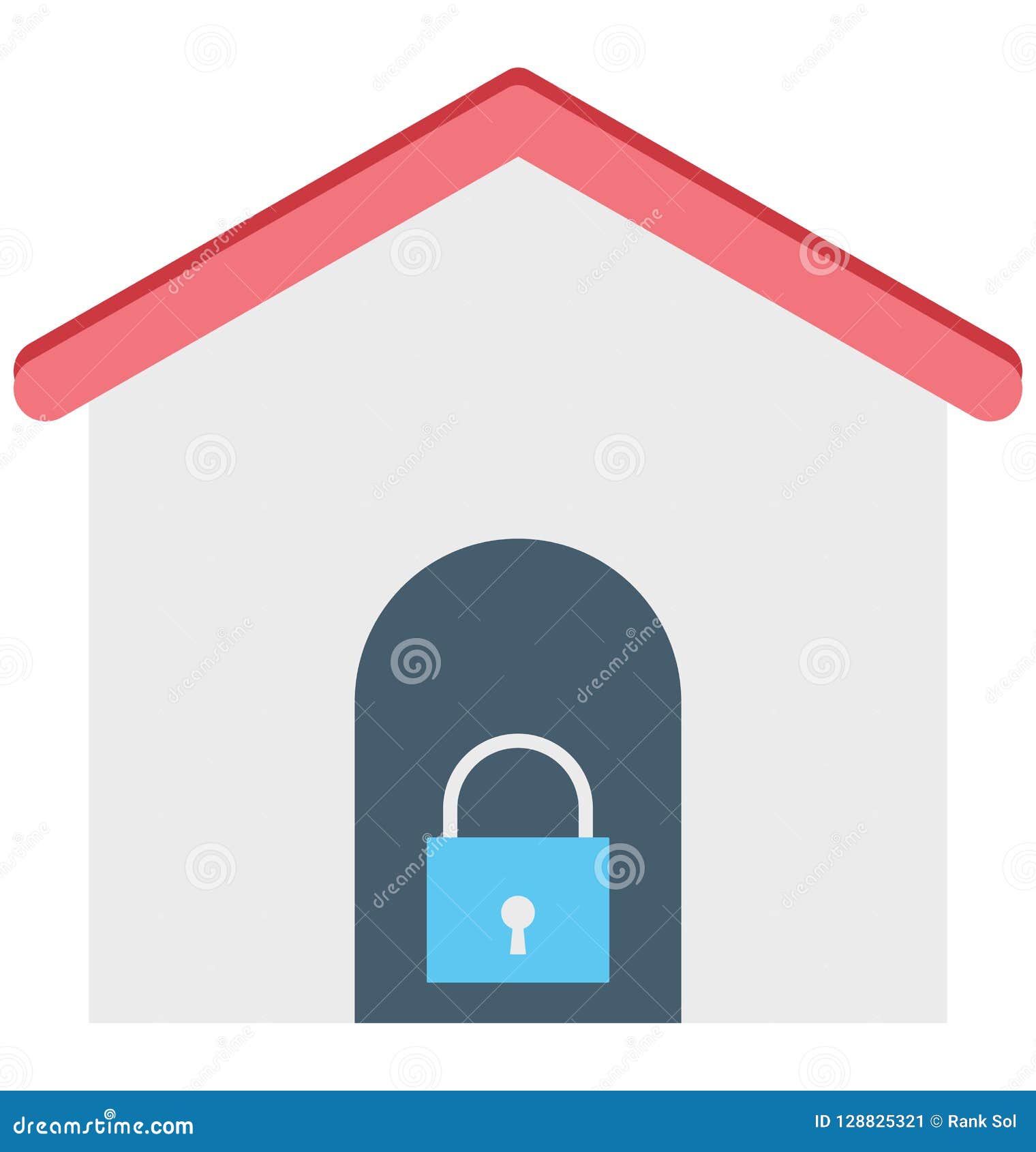 Home Protection Color Isolated Vector Icon that Easily Can Be Modified ...