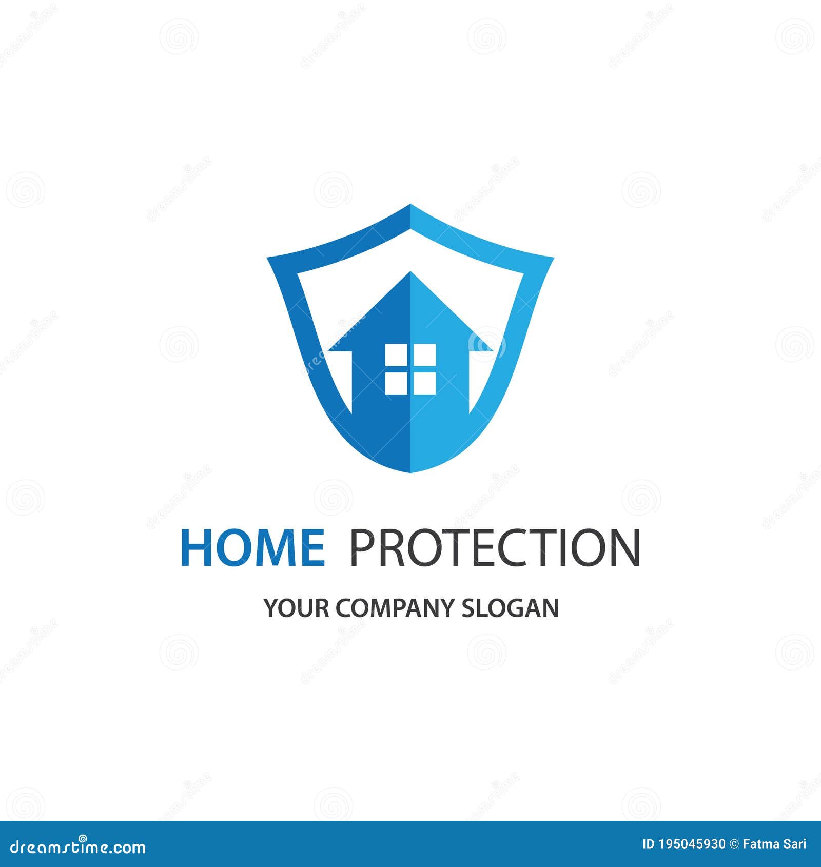 Home Protection Logo Template Stock Vector - Illustration of symbol ...