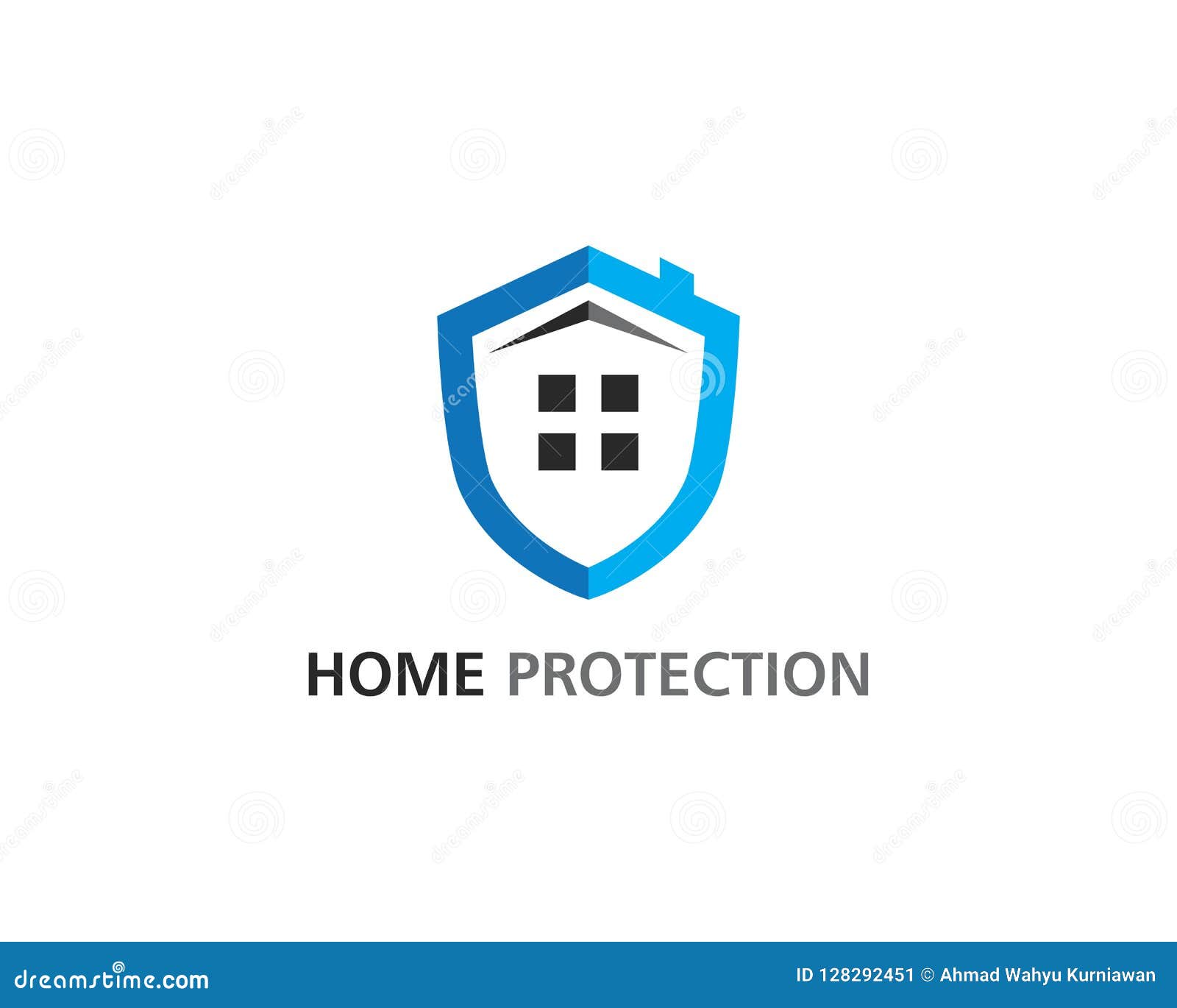 Home Protection Logo Vector Stock Vector - Illustration of loan ...