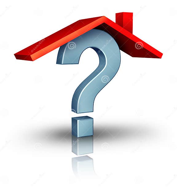 Home Questions stock illustration. Illustration of housing - 25375921