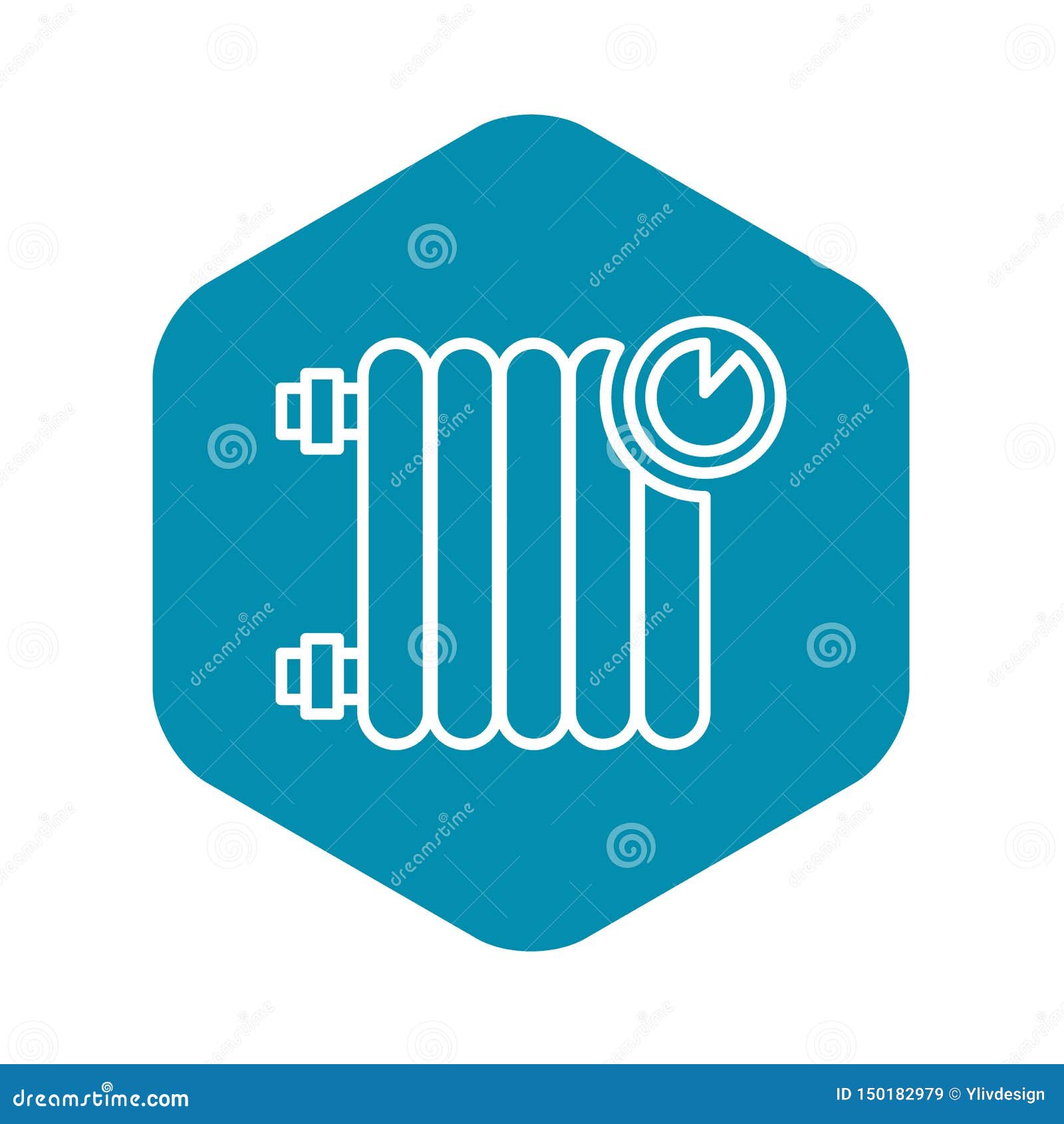 Radiators Outline Vector Icon. Thin Line Black Radiators Icon, Flat ...