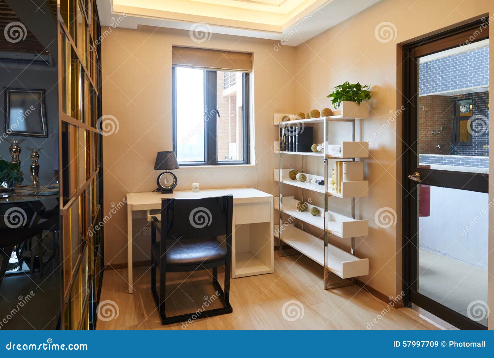 Home reading room stock image. Image of beautiful, beige - 57997709