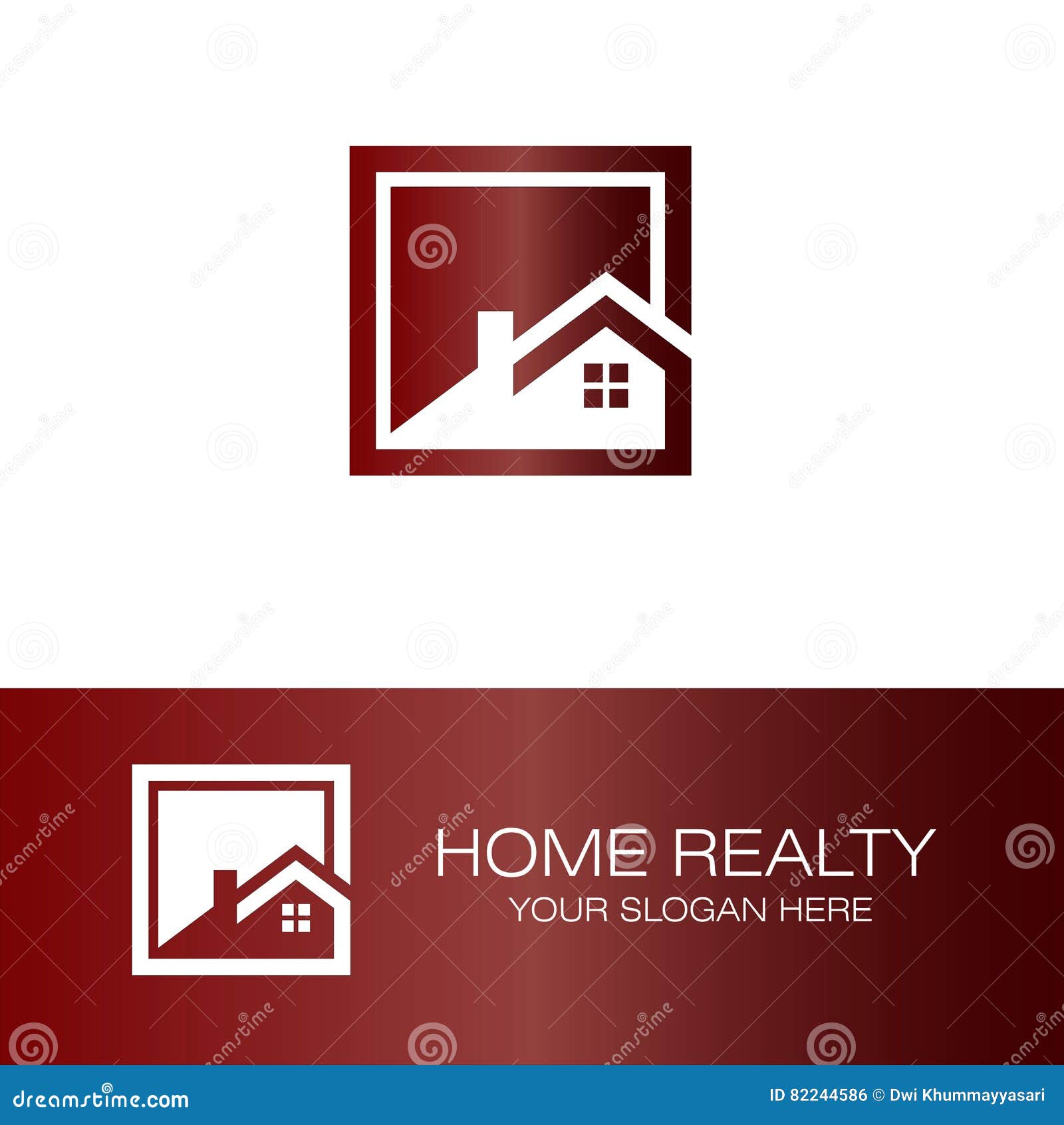 Realty Logo Set 1 Vector Illustration | CartoonDealer.com #73955864