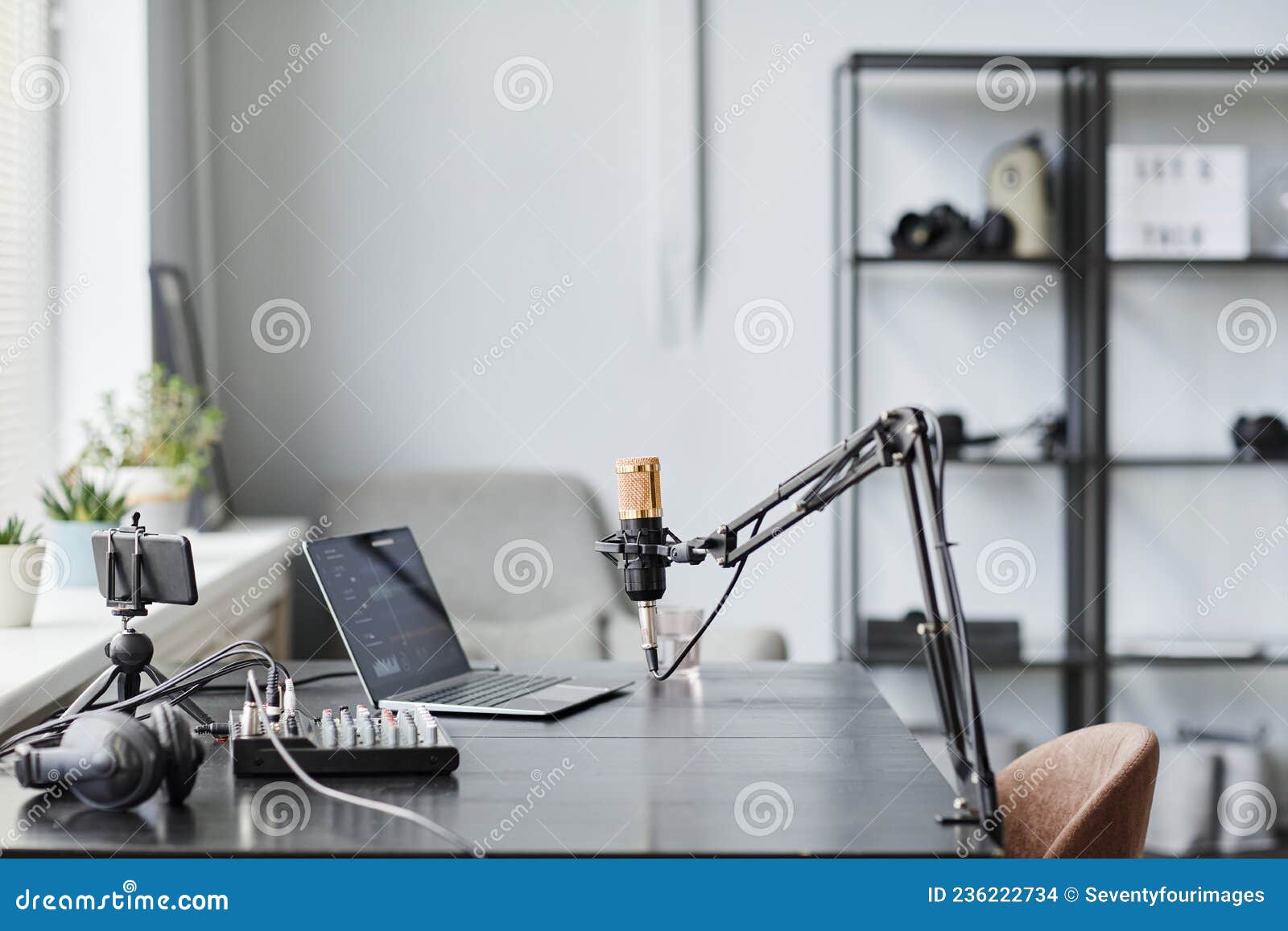 Home Recording Studio Background Stock Photo - Image of online ...