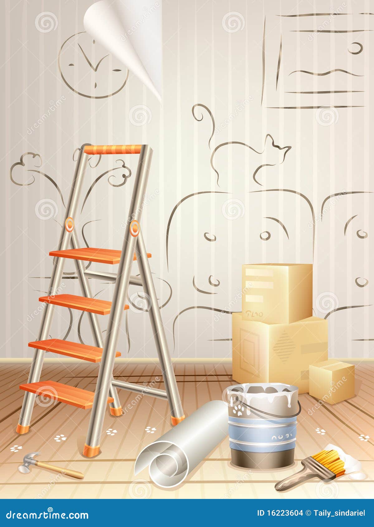 Tentative Clipart And Illustrations