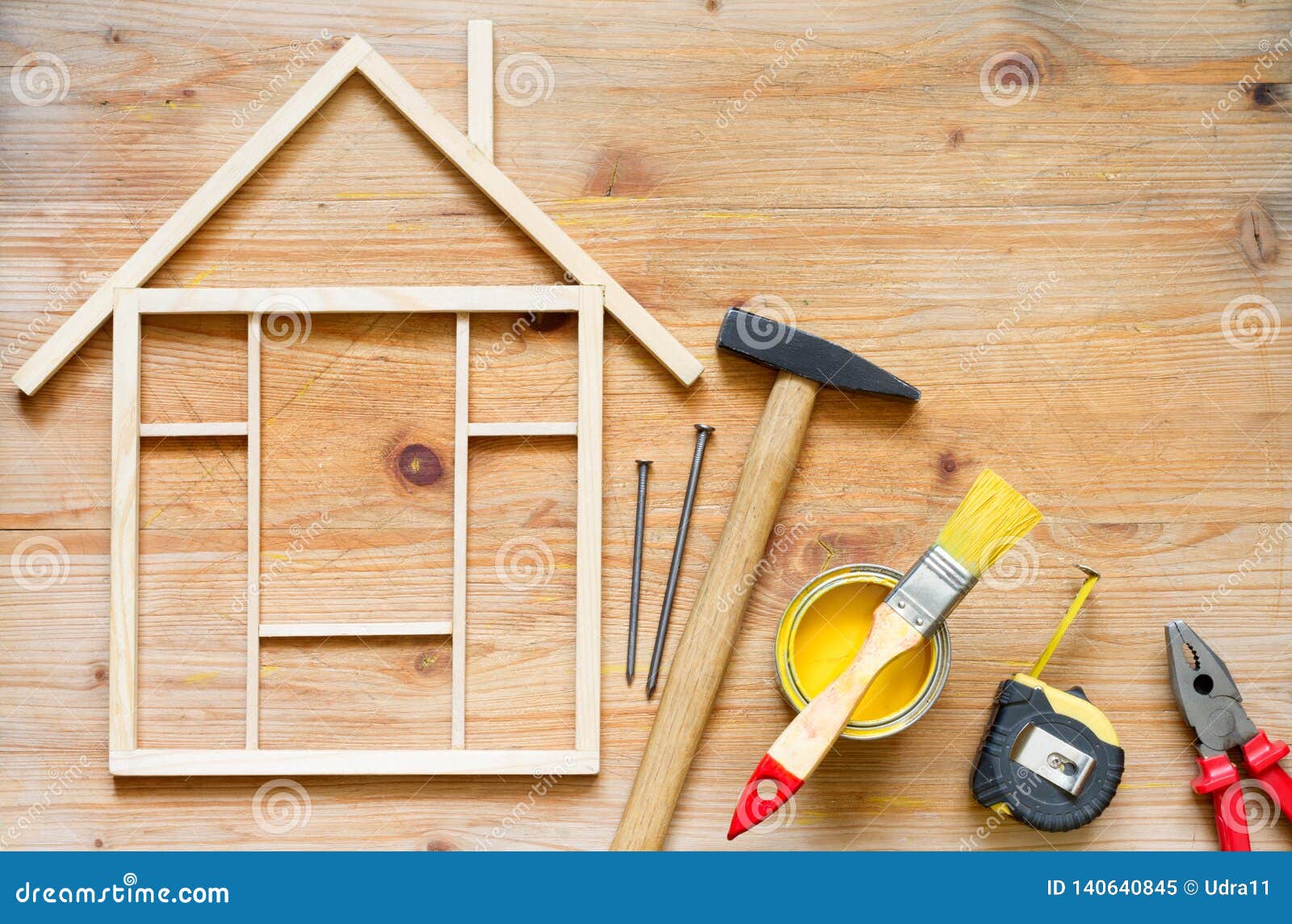 Home Renovation, House Development Concept Background, Interior Design ...