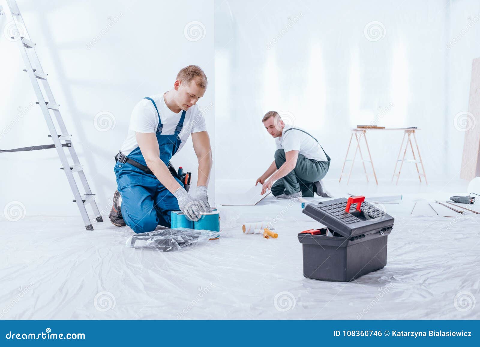Home Renovation Crew Finishing Interior Stock Photo - Image of self ... Home Renovation Crew Finishing Interior Stock Photo - Image of self ...