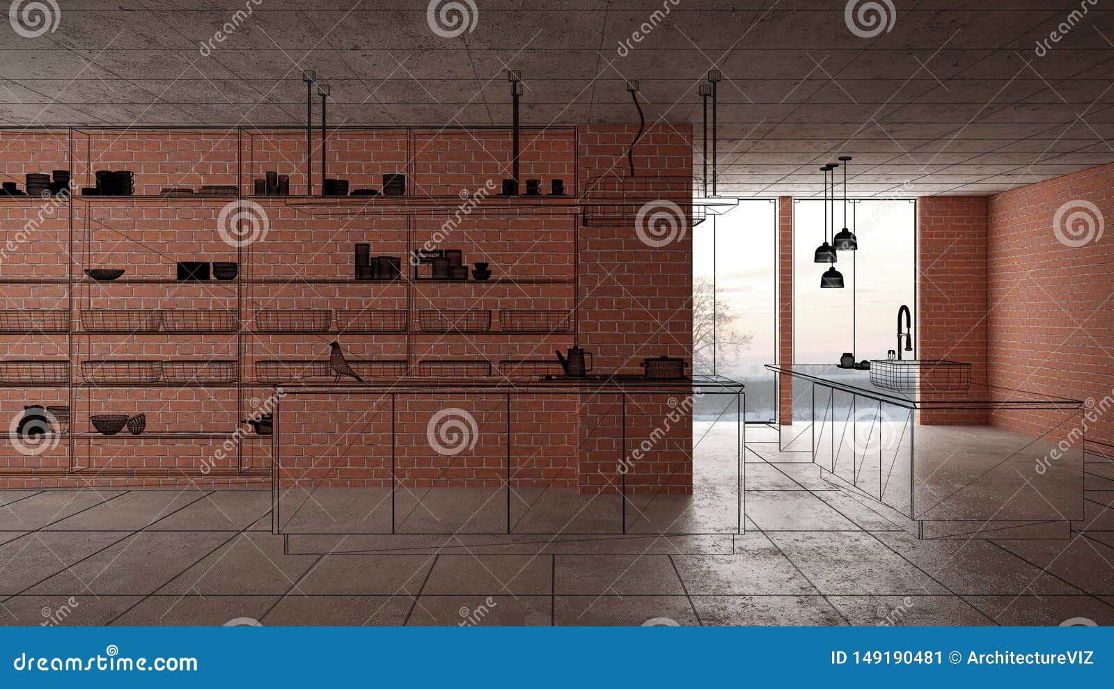 Home Renovation, House Development Concept Background, Interior Design ...