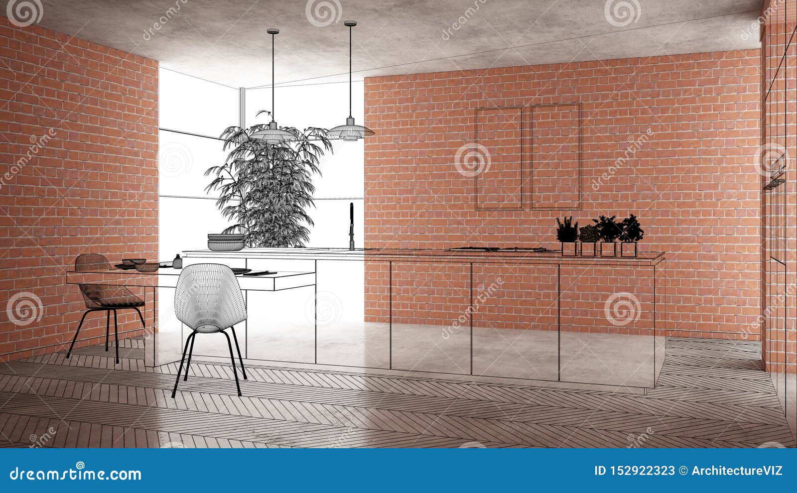 Home Renovation, House Development Concept Background, Interior Design ...