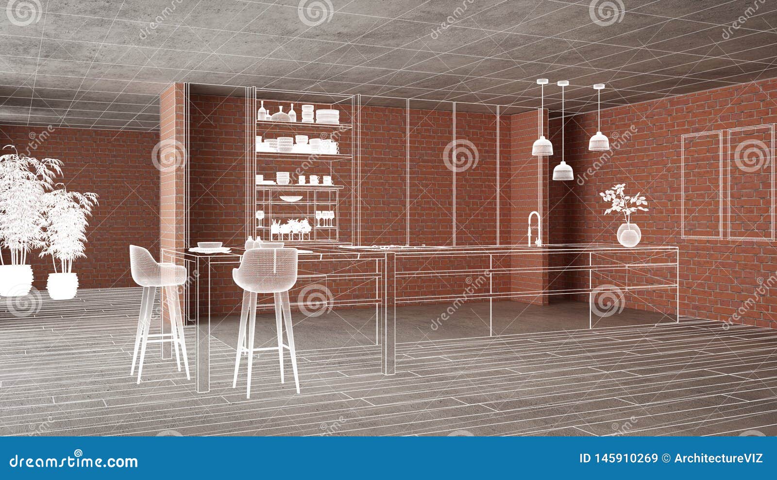 Home Renovation, House Development Concept Background, Interior Design ...