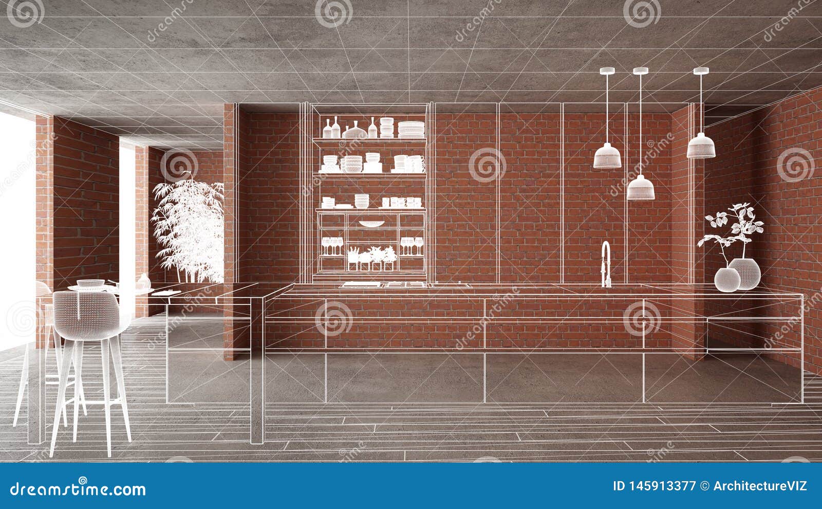 Home Renovation, House Development Concept Background, Interior Design ...