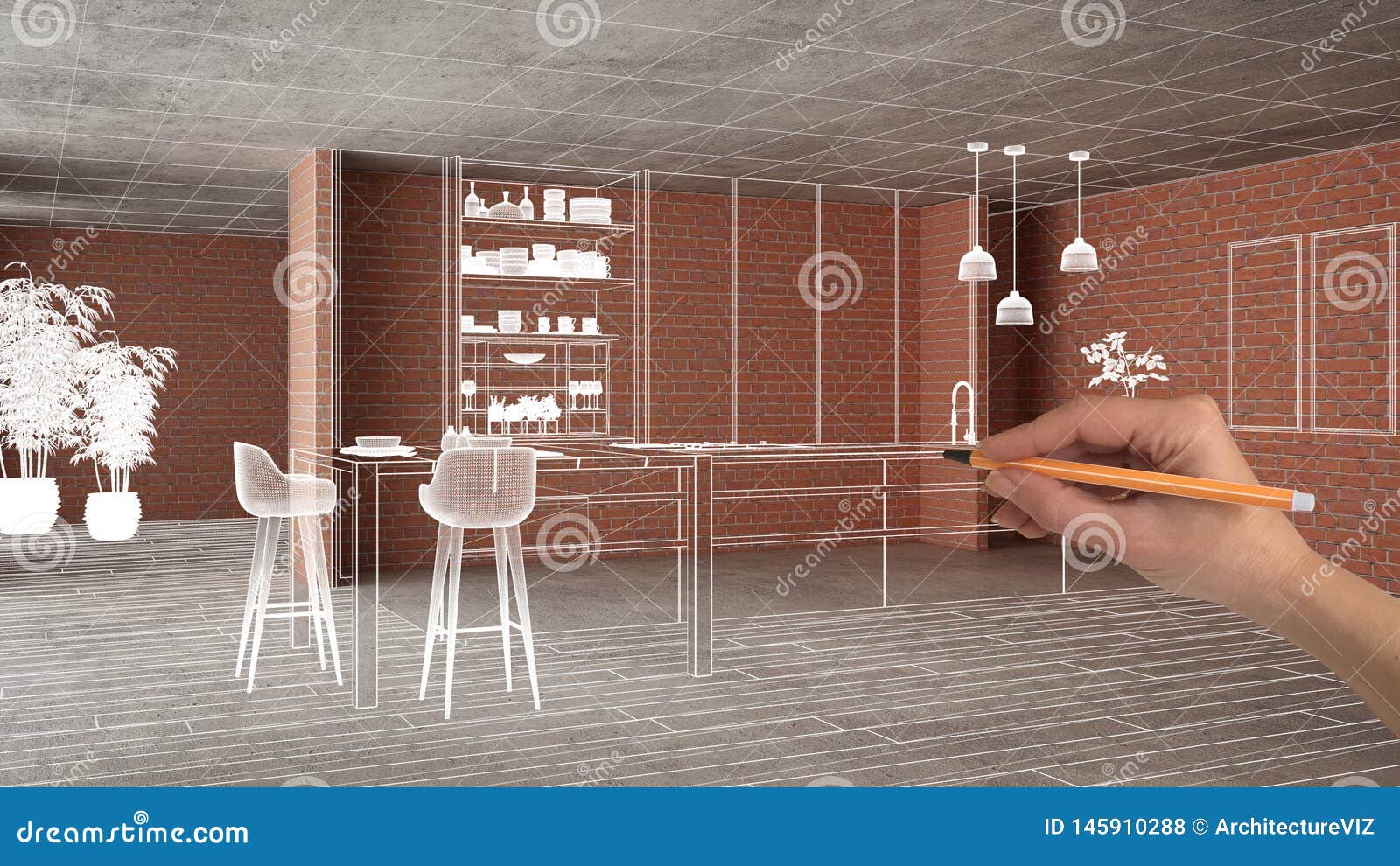 Home Renovation, House Development Concept Background, Interior Design ...