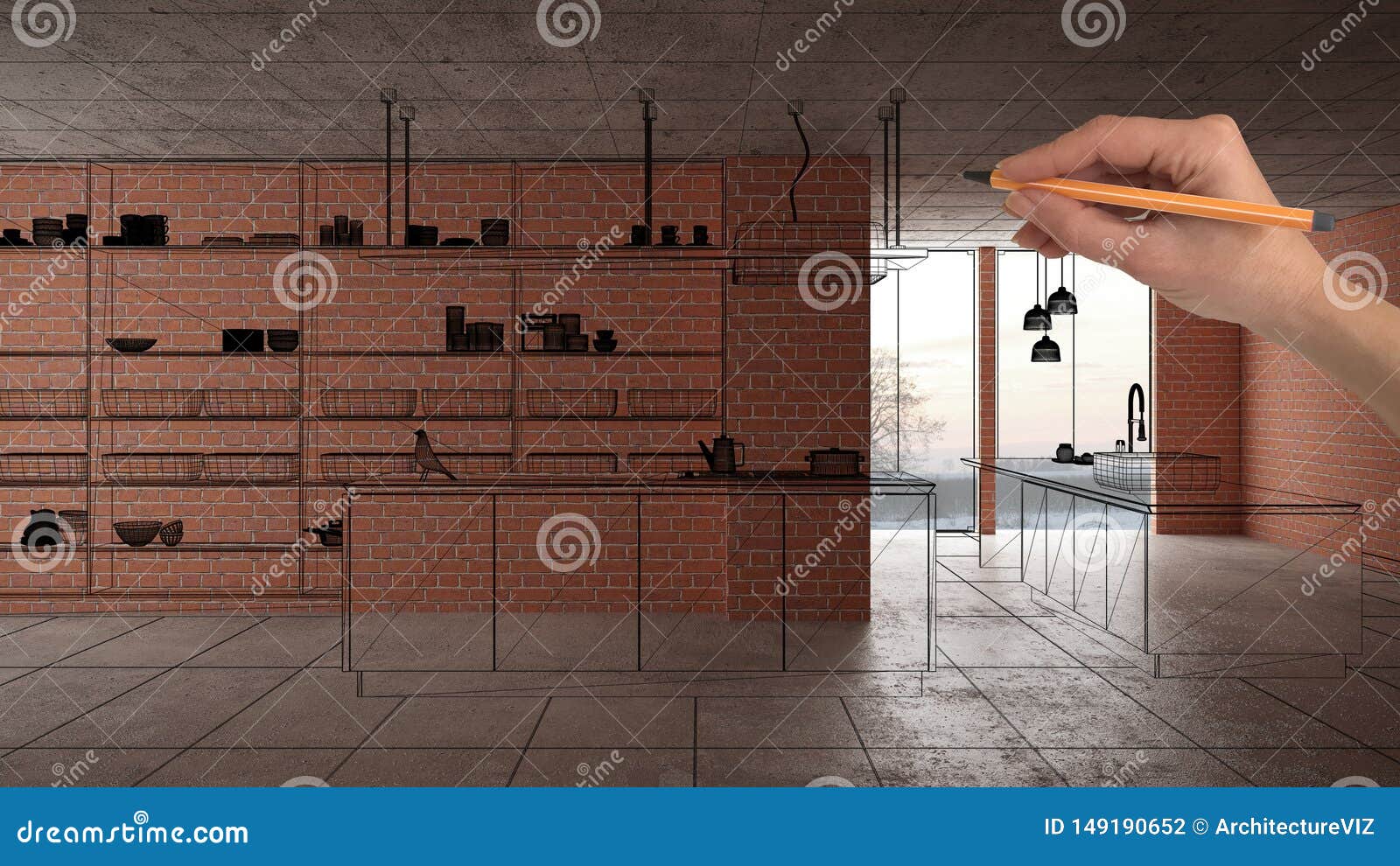 Home Renovation, House Development Concept Background, Interior Design ...