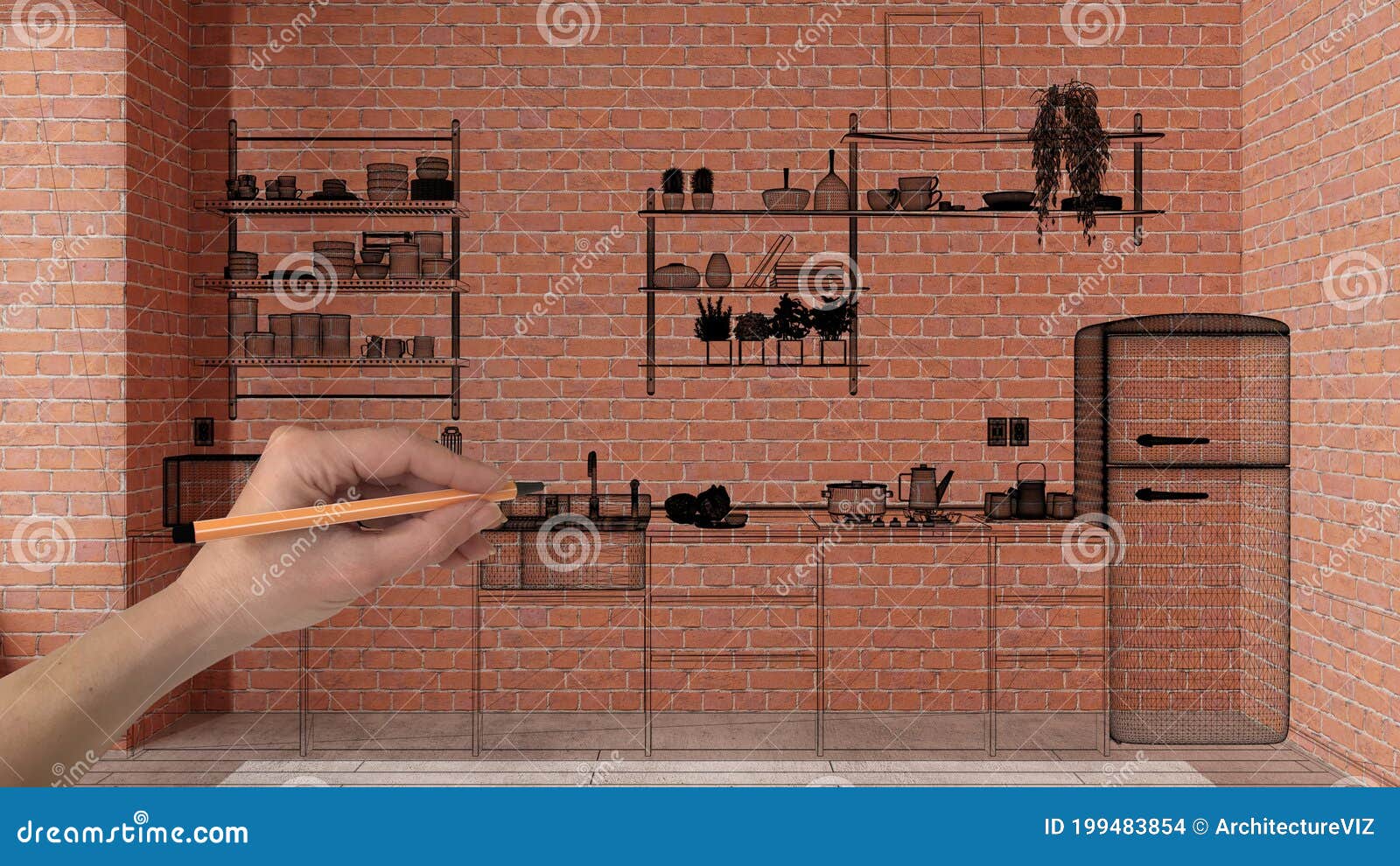 Home Renovation, House Development Concept Background, Interior Design ...