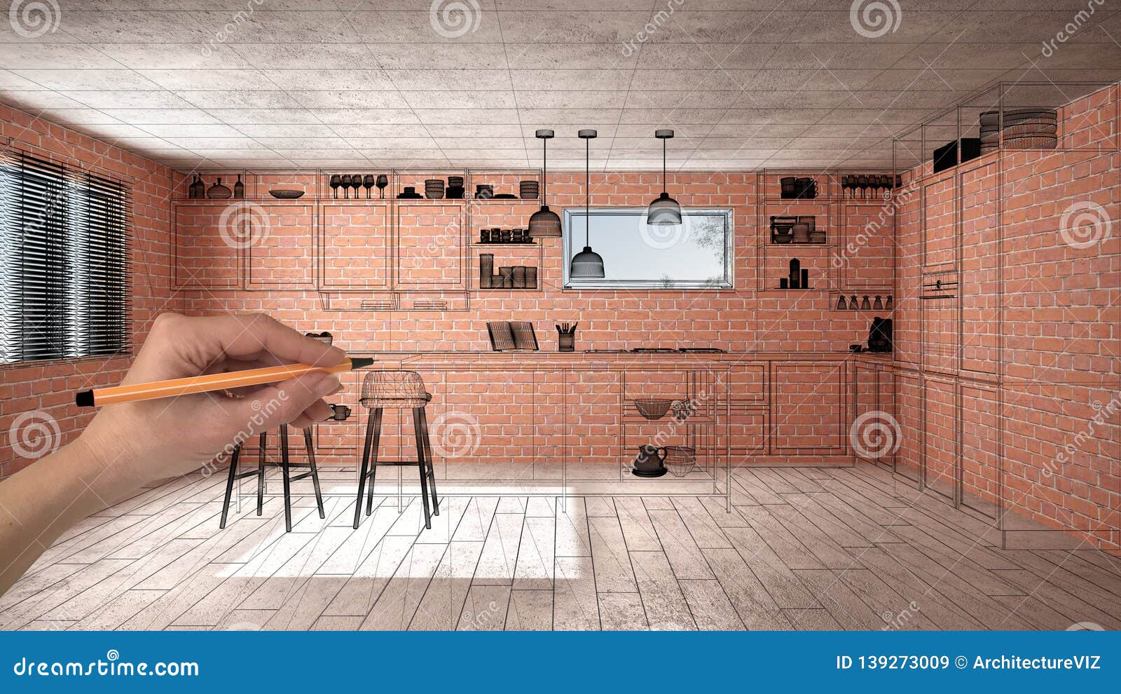 Home Renovation, House Development Concept Background, Interior Design ...