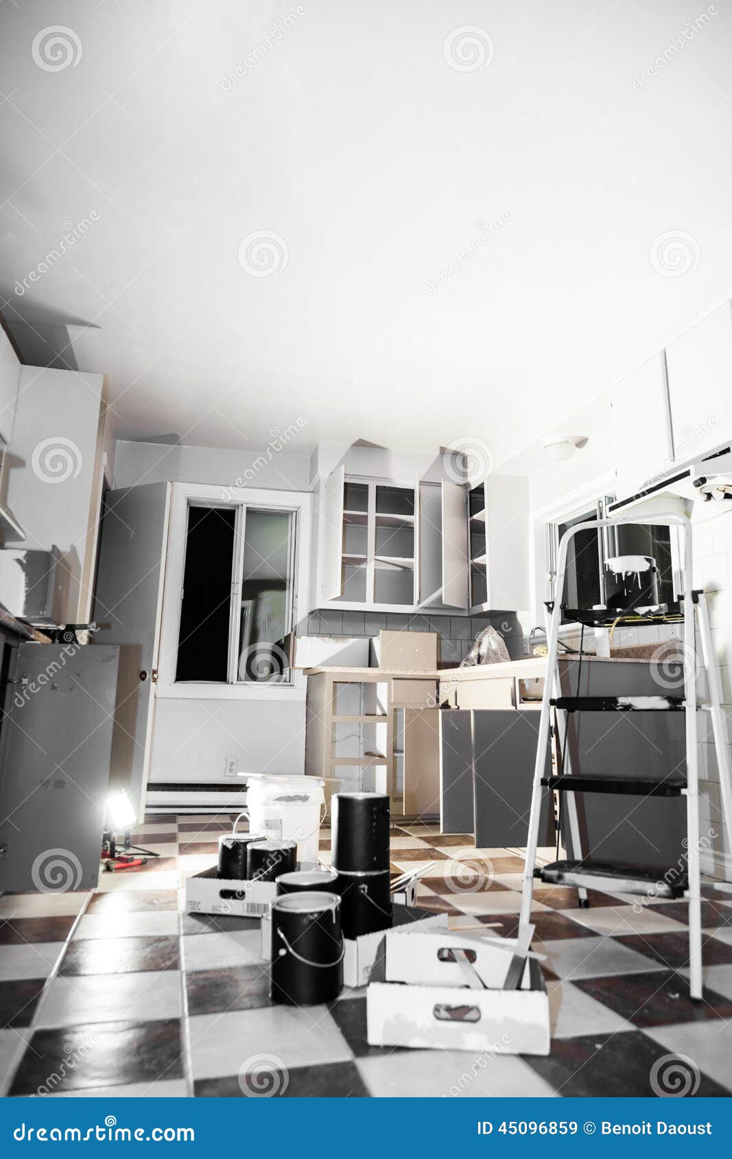 Home renovation - Painting stock image. Image of decorator - 45096859