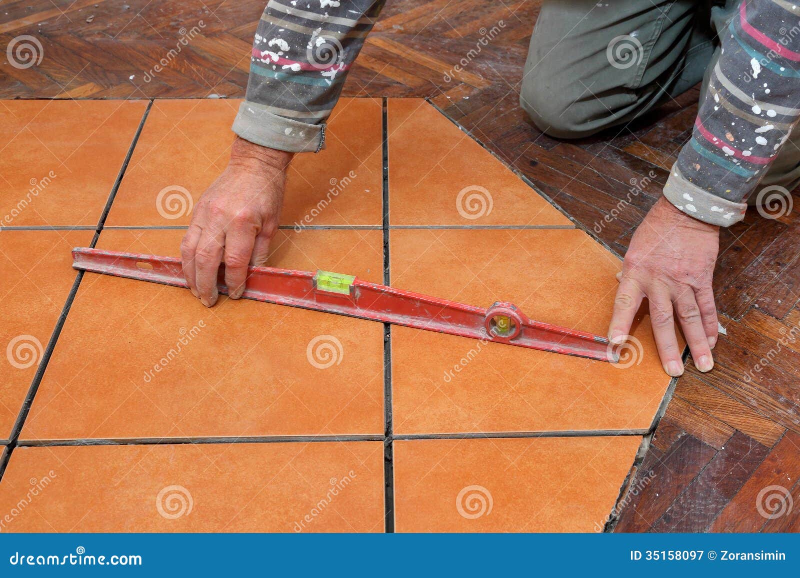 Home renovation tiles stock image. Image of level, leveler - 35158097