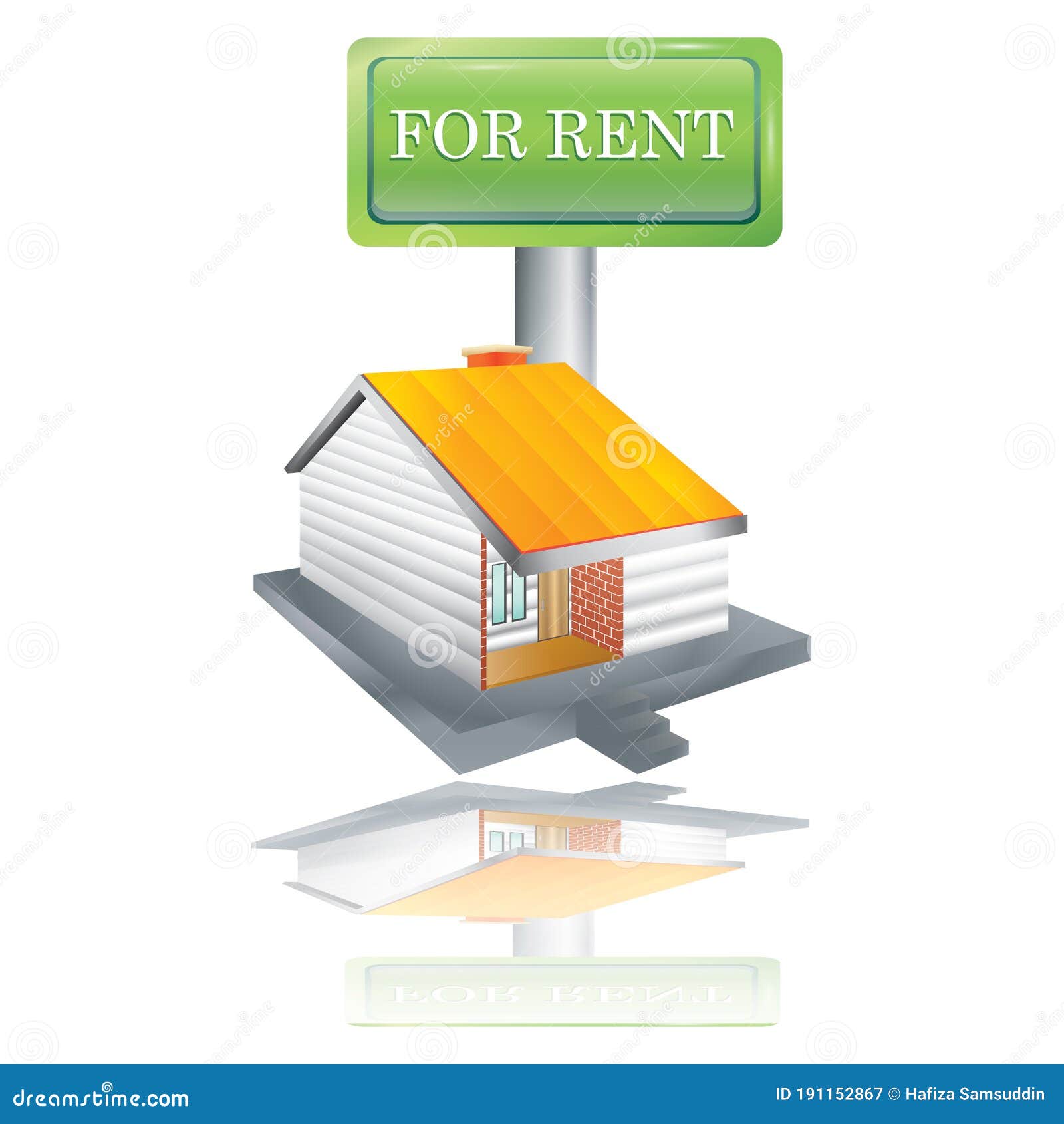Signboards Of Homes (sale And Rent) Cartoon Vector | CartoonDealer.com ...