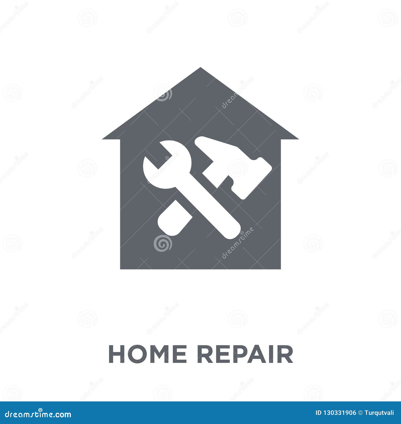 Home Repair Icon from Construction Collection. Stock Vector ...