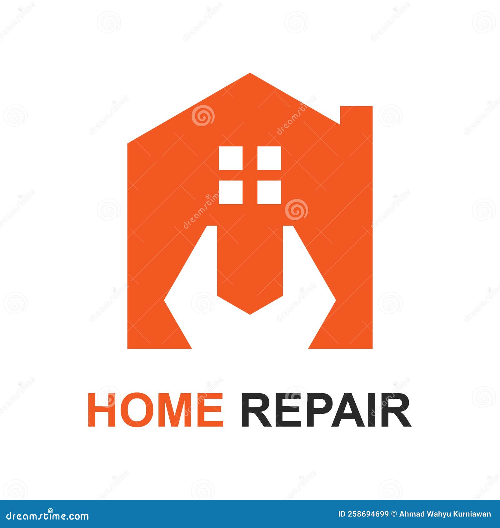 Home repair logo stock vector. Illustration of background - 258694699