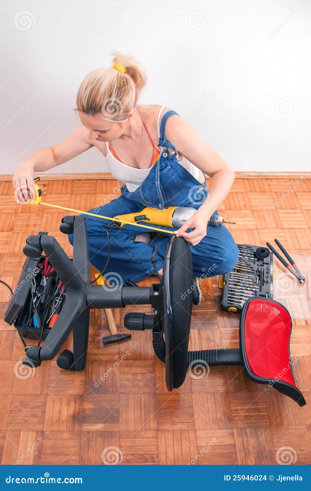 Home Repairs - Chair Repair Stock Photo - Image of girl, enjoying: 25946024