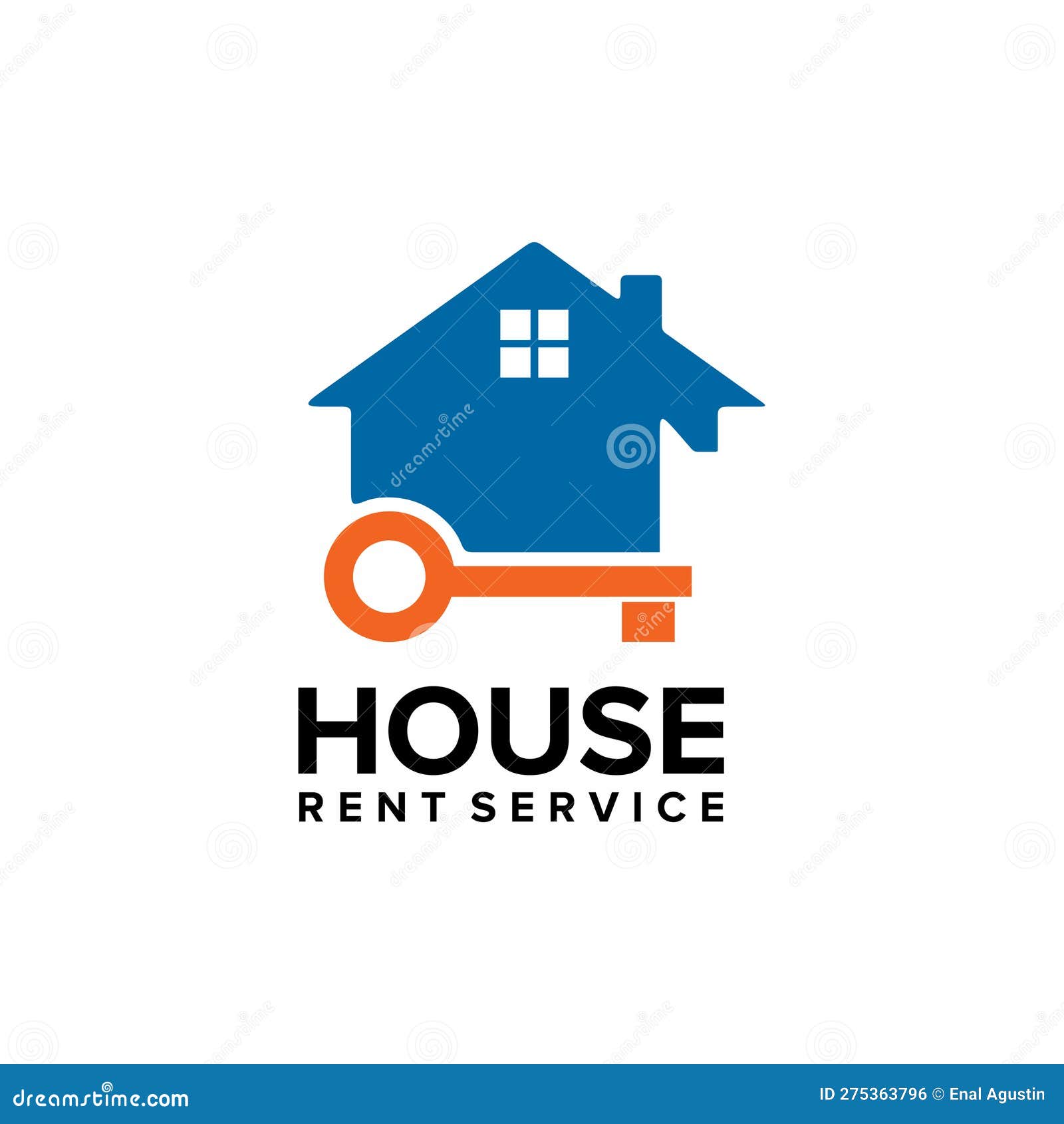 Home Resort Villa Rental Logo Design Stock Vector - Illustration of ...