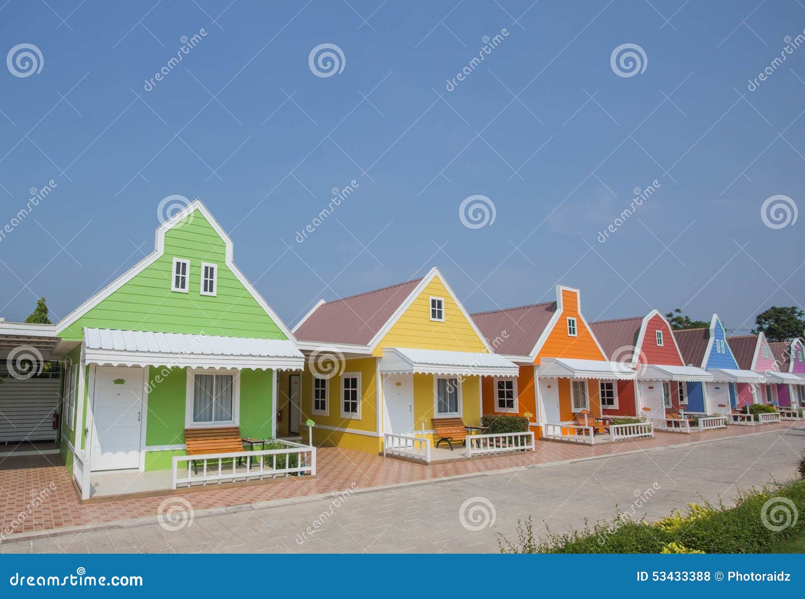 Home row of typical stock photo. Image of roof, home - 53433388