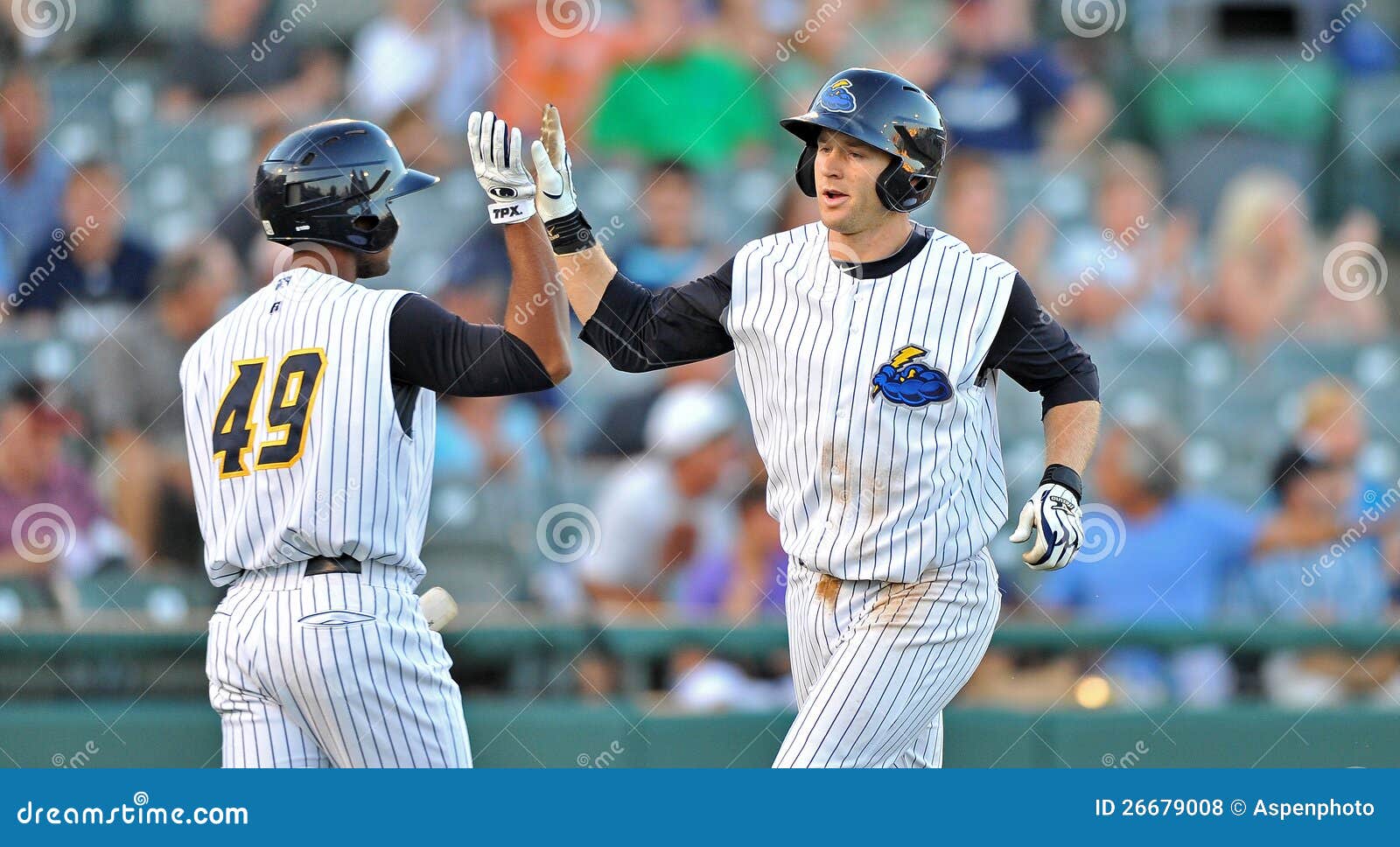 Home Run Congratulations - Baseball Editorial Stock Photo - Image of ...