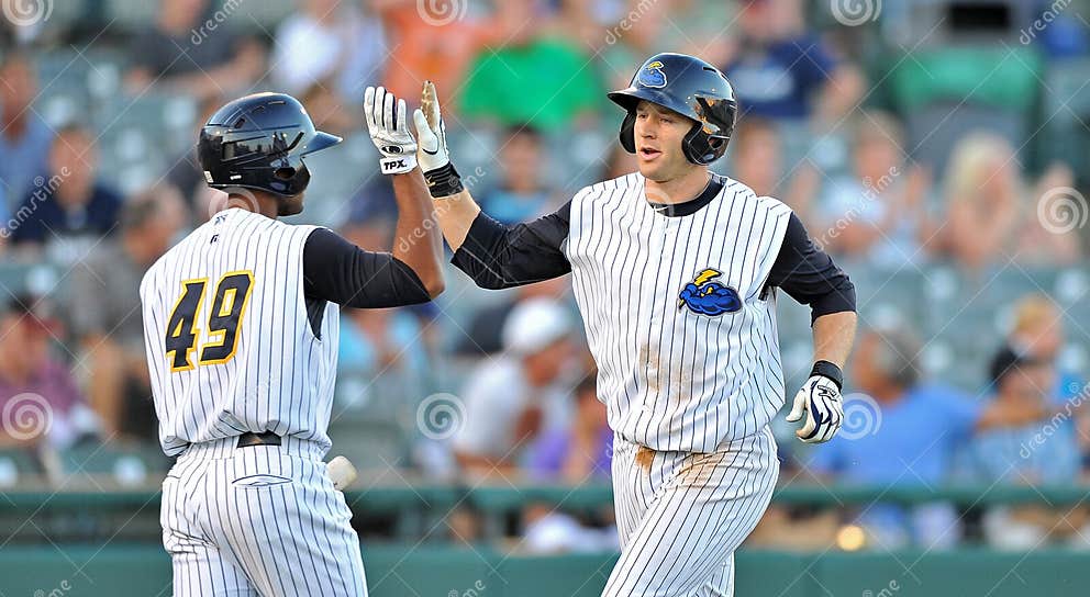 Home Run Congratulations - Baseball Editorial Stock Photo - Image of ...