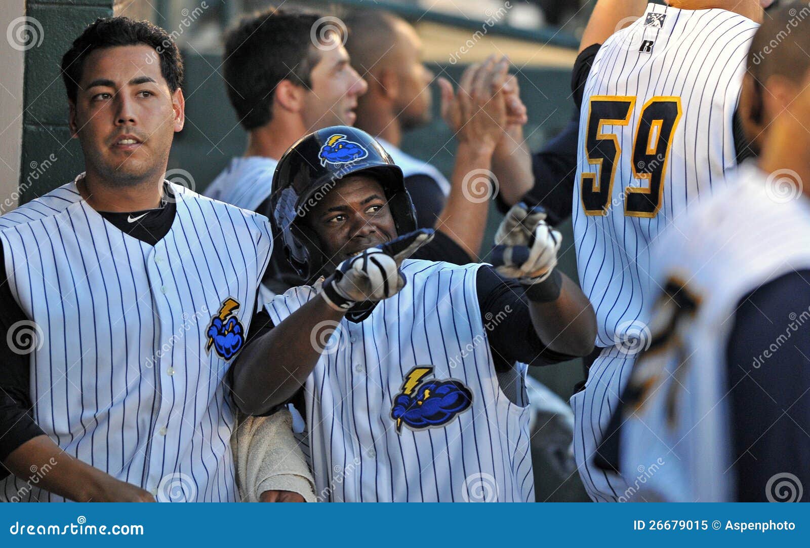 Home Run Congratulations - Baseball Editorial Image - Image of hard ...