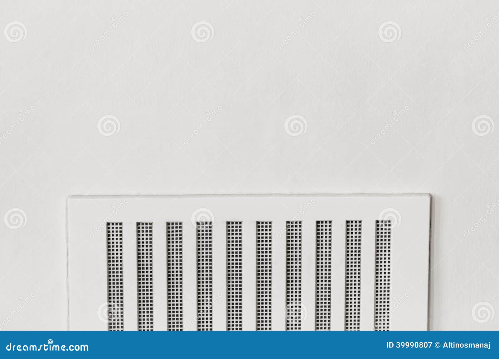 Home Safety Air Ventilation Vent Plastic White Wall Frame Stock Image ...