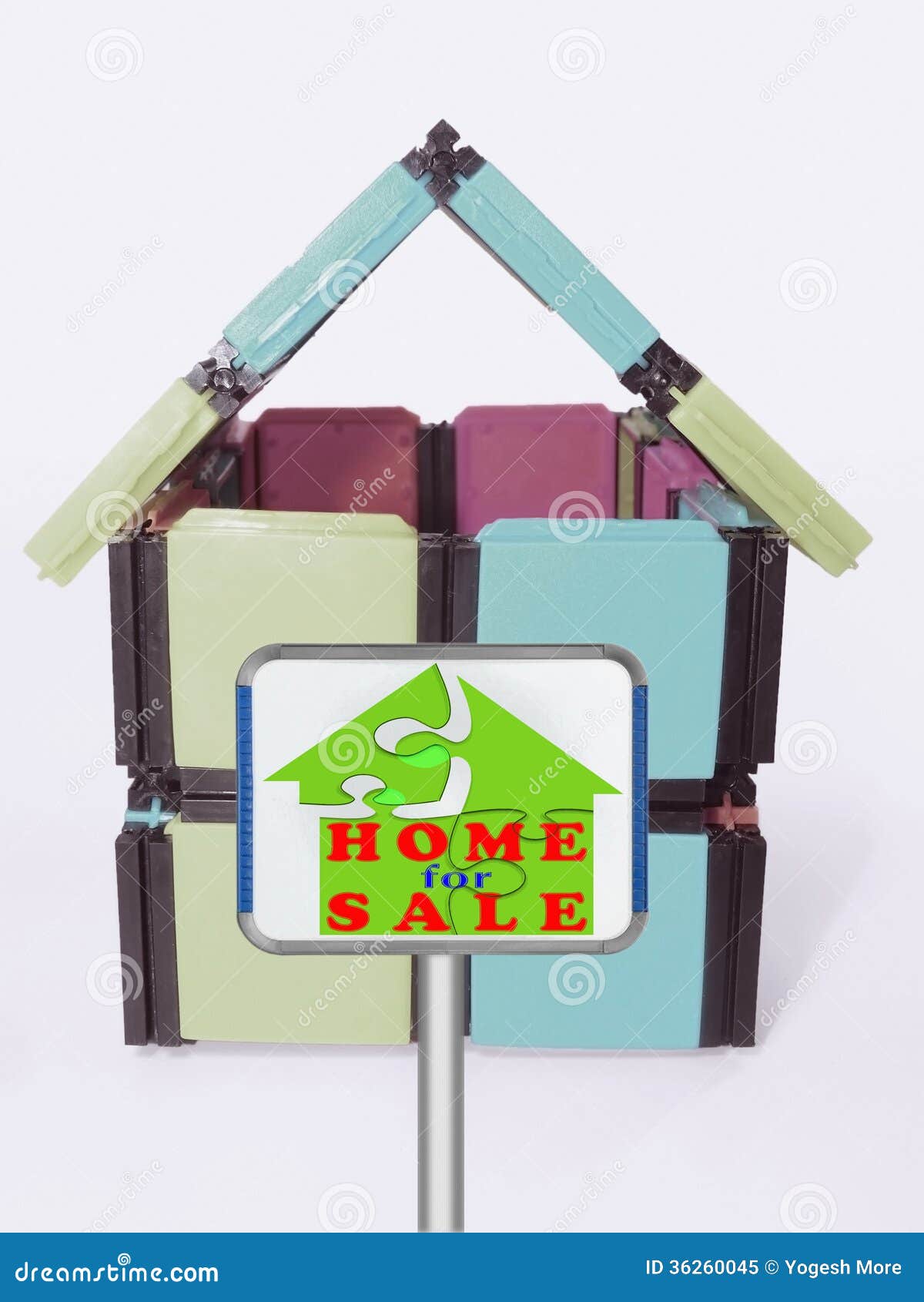 Home for Sale Signboard stock image. Image of message - 36260045