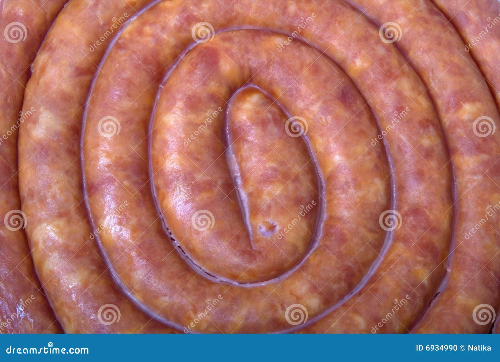 Home Sausage Background Closeup Stock Photo - Image of original ...