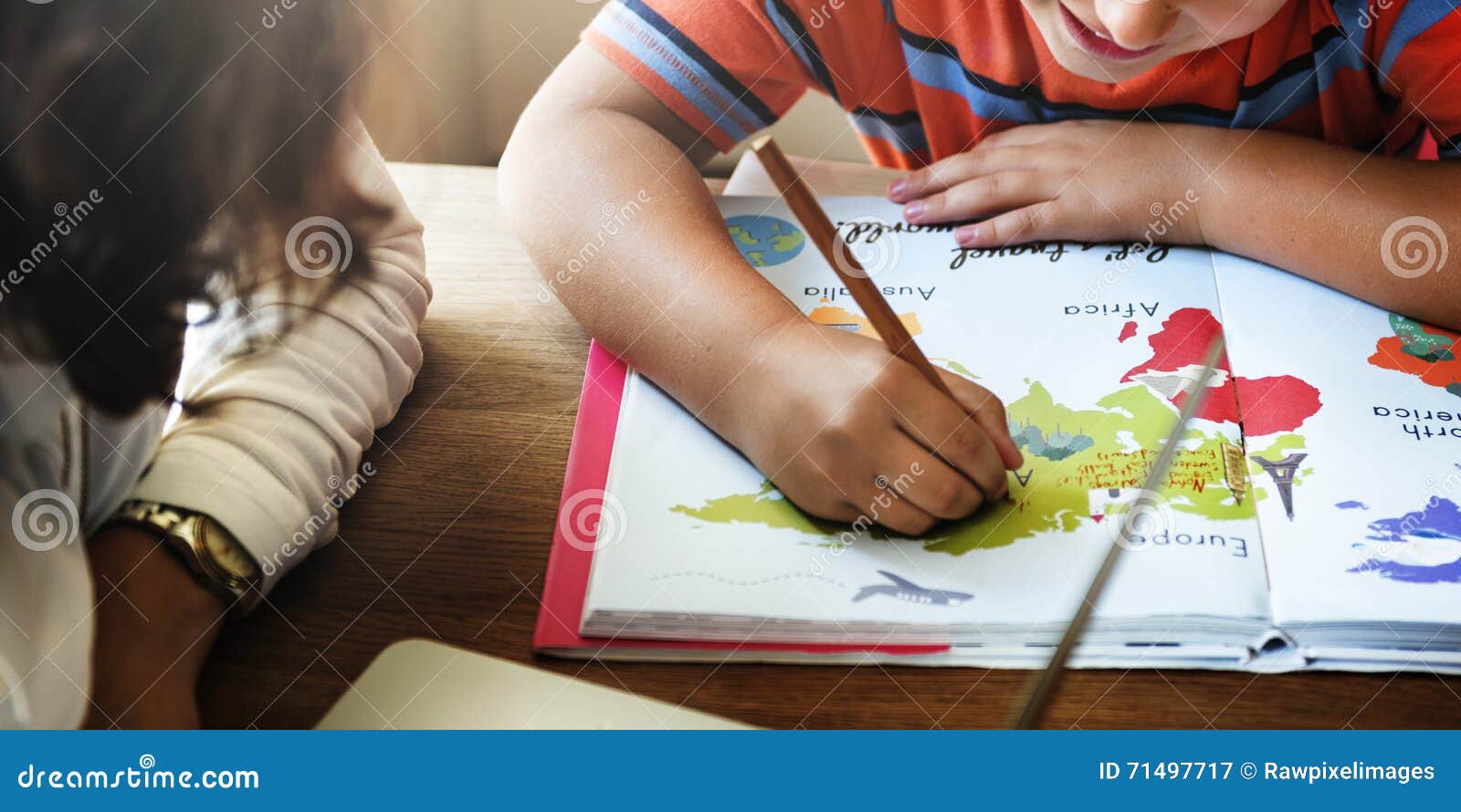 Home School Learning Homework Reading Concept Stock Image - Image of ...