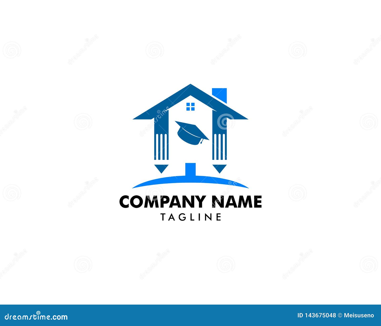 Home School logo stock vector. Illustration of home - 143675048